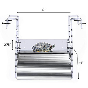 LaBrinx Designs Wide Hanging Turtle Ramp - Aquatic Reptile Basking Platform