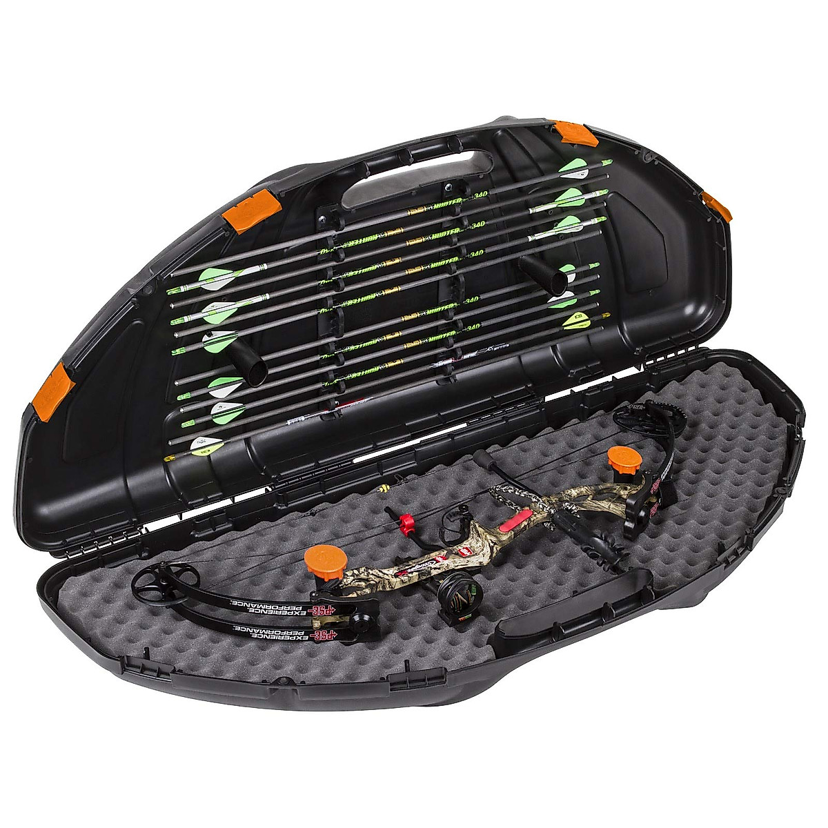Tru-Fire Hardcore Buckle Foldback Archery Release + Flambeau Outdoors Safe Shot Bow Case