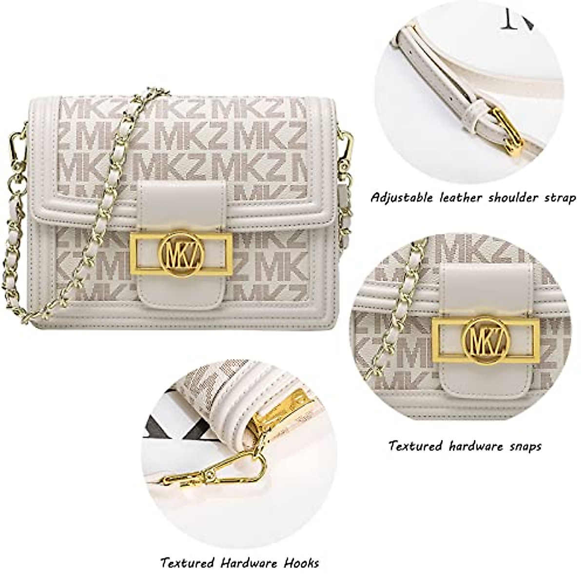 Chain Small Crossbody Purse Womens Crossbody Bag Letter Printing out of the Street，Commuter Women's Fashion Small Purse