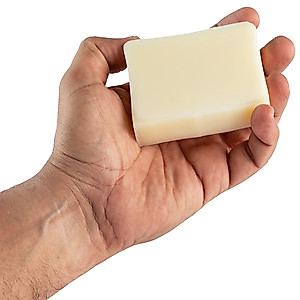 Natural Tallow Bar Soap for Men and Women, 4 oz - Handmade Soap Bar for Sensitive Skin to Help Relieve Symptoms of Eczema - Unscented Body Soap for Adults, Kids with No Additives, Palm Oil-Free