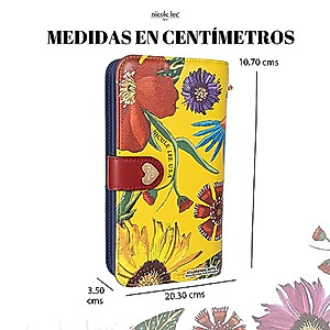 Nicole Lee Signature Bifold Butter-Flower Mustard Wallet