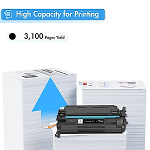 TRUE IMAGE Compatible Toner Cartridge Replacement for Canon 057 057H CRG-057 Work with ImageCLASS MF445dw MF448dw LBP226dw LBP227dw LBP228dw MF449dw MF445 Laser Printer Ink (Black, 2-Pack)