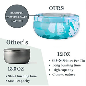 Citronella Candles Outdoor,3 Wick Large Citronella Candle for Patio, Soy Wax Lemongrass Candles Pack of 3, Scented Candles for Indoor Outdoor Garden Backyard Camping Summer Vacation