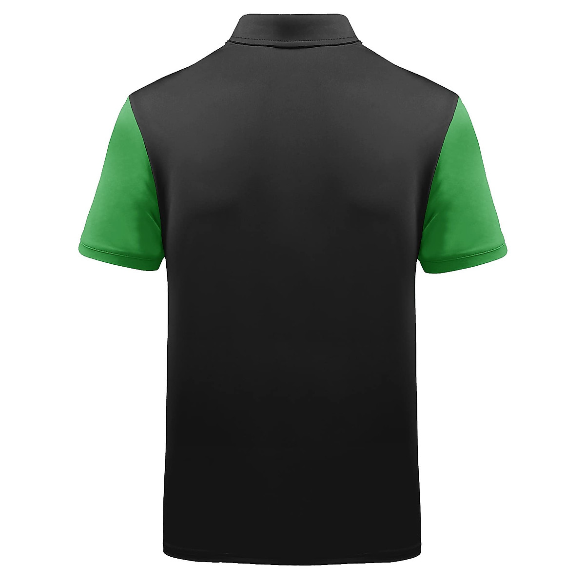 V VALANCH Mens Polo Shirts Short Sleeve Moisture Wicking Golf Tennis Polo Casual Shirts Black XL