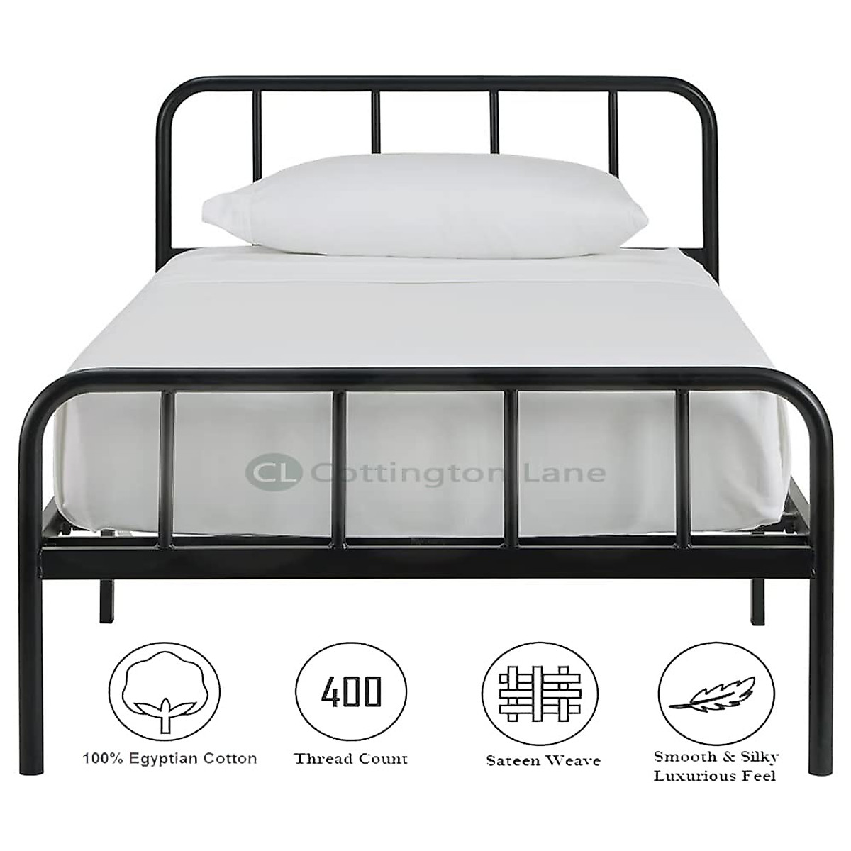 Cot Sheets 30x80 Set Cotton-Cot Sheets 30" x 80" Fitted Cot Sheet Perfect for Narrow Twin, Rv Bunk, Camping Cot, Guest Bed Replacement-Sheets for Cot Bunk Bed-Cot Size Mattress Sheets(White Solid)