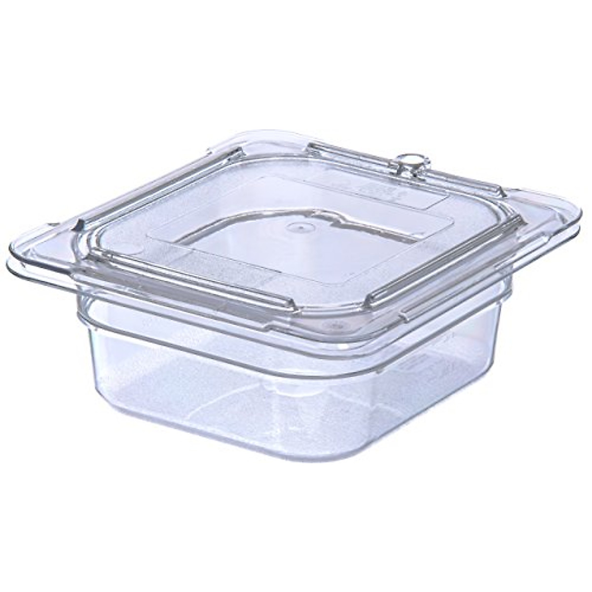 Carlisle FoodService Products 3068307 Plastic Food Pan, 1/6 Size, 2.5 Inches Deep, Clear