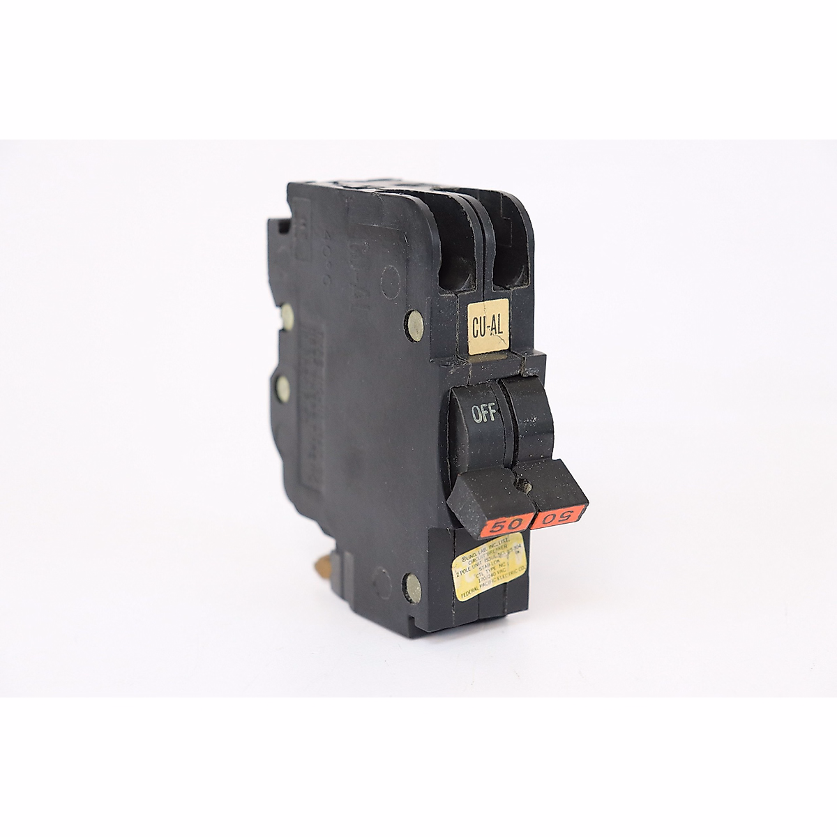 New FPE Federal Pacific NC0250 Circuit Breaker Stab-Lok 2 Pole 50A 240V Thin