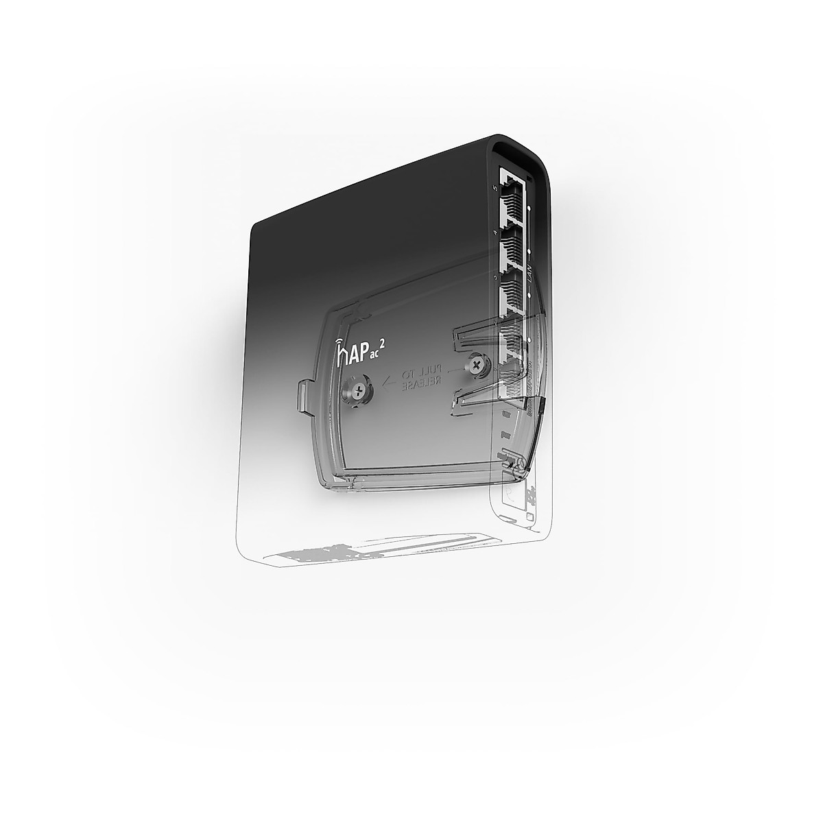 MikroTik hAP ac2 RBD52G-5HacD2HnD-TC Dual-Concurrent 2.4/5GHz Access Point, 802.11a/b/g/n/ac, 5 x Gigabit Ethernet ports