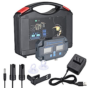 Water Testing Meter PH/EC/Salt/TDS(PPM)/S.G/Temp Multi-Parameter Water Quality Tester Kit Suitable for Water Quality Inspectors and Aquarium Enthusiasts