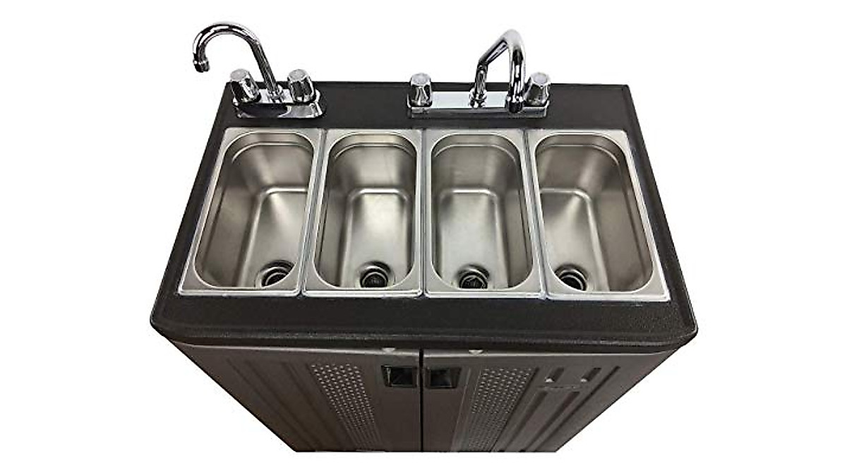 3 Compartment Electric Concession Sink for Food Trailers