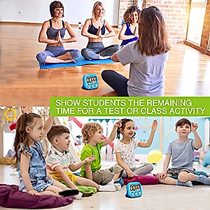 Timers,Classroom Timer for Kids,Kitchen Timer for Cooking,Egg Timer,Magnetic Digital Clock Timer for Teacher,Study,Exercise,Oven,Cook,Baking,Desk - 4 Pack