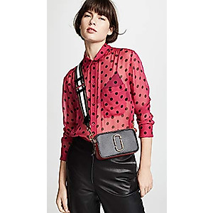 Marc Jacobs Women's The Snapshot, Black/Red, One Size