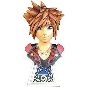 DIAMOND SELECT TOYS Legends in 3-Dimensions: Kingdom Hearts 3: Sora 1:2 Scale Resin Bust, Multi-Color, 10 inches, (Model: DC83072)