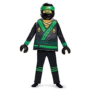Lloyd Deluxe Ninjago Lego Costume, Large/10-12