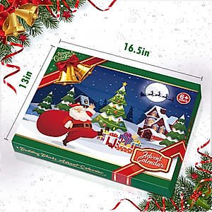 Advent Calendar 2023 Kids Toys, 24 Days Animal Building Blocks Christmas Countdown Calendar, Advent Calendars Surprise Christmas Gifts for Kids Dinosaur Toys for Boys Girls Age 4 5 6 7 8-12 Years Old