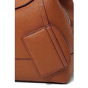 Anne Klein Flap Backpack with Card Case Saddle One Size