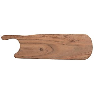 Creative Co-Op Abstract Acacia Wood Cheese/Cutting Board with Handle