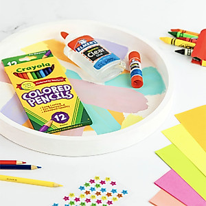 Wooden Round Trays for Serving - Five Piece Nested Breakfast Tray - Wood Crafts Trays for Organizing | Bathroom Tray - Food Trays for Party Buffet Montessori Wooden Trays for Serving & Catering