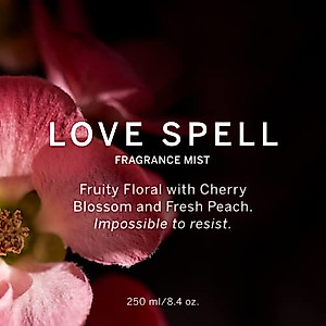 Victoria's Secret Love Spell Body Mist for Women, Perfume with Notes of Cherry Blossom and Fresh Peach Fragrance, Womens Body Spray, Seductive and Alluring Women’s Fragrances - 250 ml / 8.4 oz