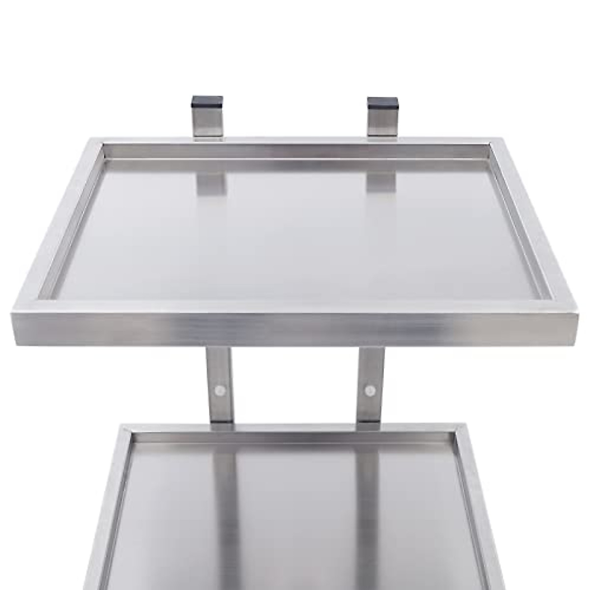 DNYSYSJ Beauty Salon Stand Rolling Cart, 2 Tier Spa Beauty Machine Holder Trolley, Salon Storage Trolley Stand, for Salons Studios Shops Medical Shops and Dentists