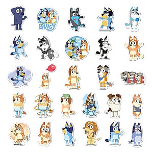 52PC Cute Cartoon Stickers Vinyl Waterproof Decals Party Favors for Kids Cute Kawaii Stickers for Water Bottles Bikes Luggage Computer Skateboard Car Motorcycle