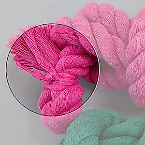 N/A Horse Lead Rope Braided Rope Thick Cotton Horse Rope Color Three-Strand Pull Horse Rope Men’s Equestrian Gift (Color : Blue)