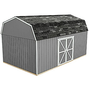 Handy Home Products Hudson 12x20 Do-it-Yourself Wooden Storage Shed with Floor