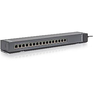 Netgear Gss116e-100nas Prosafe 16-Port Click Switch w/ Mounting Kit (NetgearGSS116E-100NAS )