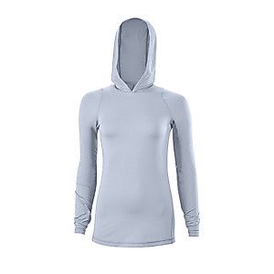 EvoShield Women's Lightweight Training Hoodie, Pearl, Large