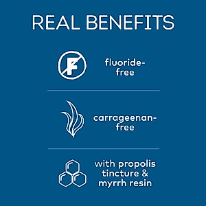 Tom's of Maine Natural Care Toothpaste, Propolis & Myrrh, Antiplaque, Cinnamint, 5.5 oz (170 g) (Pack of 6)