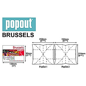 Brussels PopOut Map (PopOut Maps)