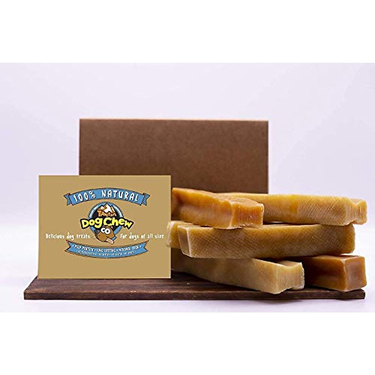 Tibetan Dog Chew – All Natural Yak Cheese Chew Bones, A Healthy Treat to Keep Your Dog Busy and Entertained for Hours, for Aggressive Chewers, Limited Ingredients, No Chemicals (1 Pound, Large)