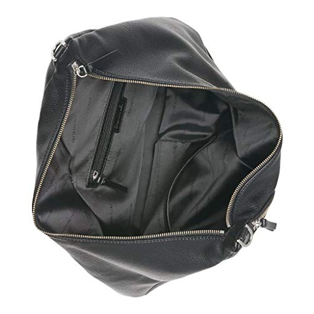 Calvin Klein Geo Rocky Road Hobo, Black/Silver