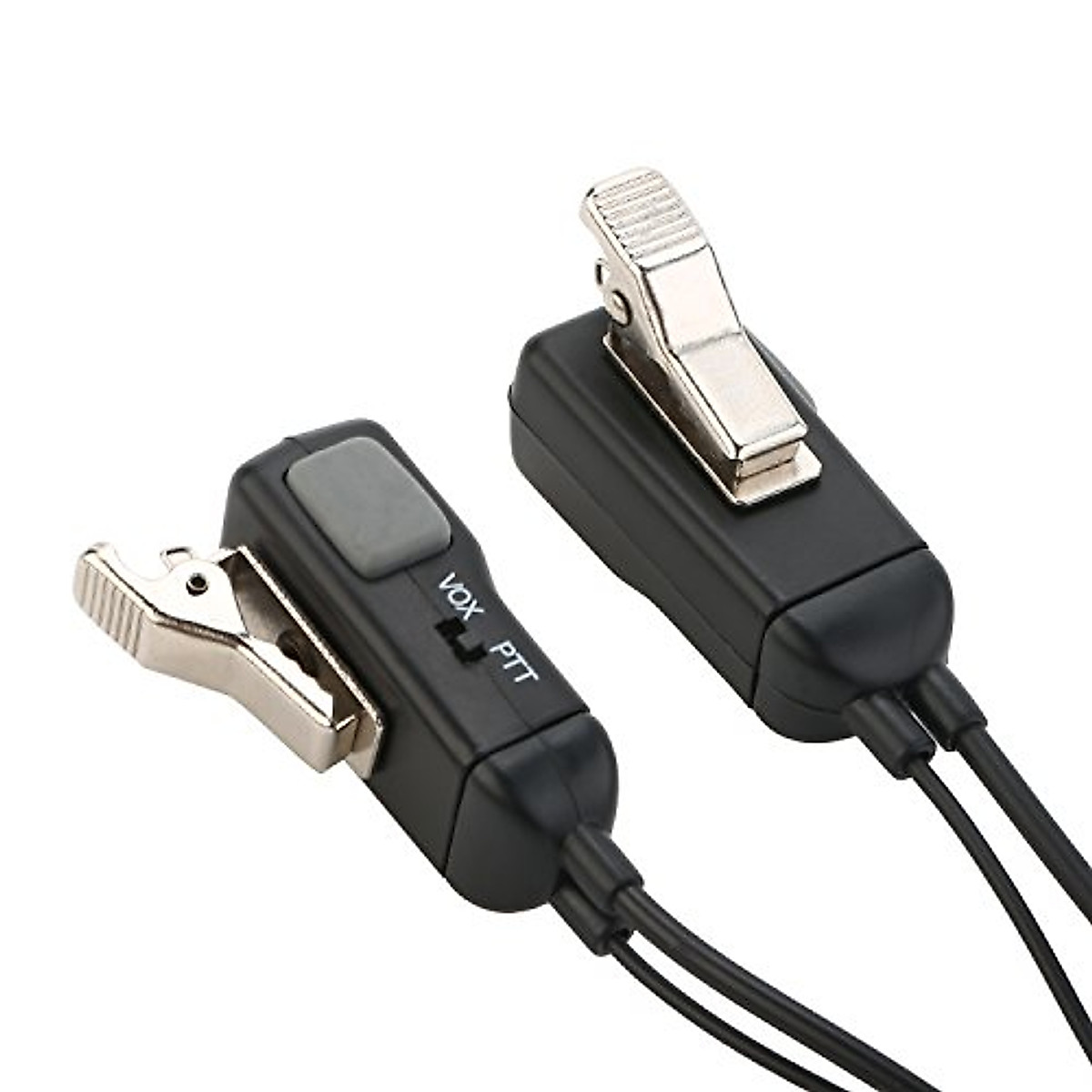 COISOUND Two Way Radio Earpiece |Walkie Talkie Headset Compatible Midland AVPH4,Ear-Clip Two Way Headset for Midland Walkie Talkie Earpiece(Black Pair)