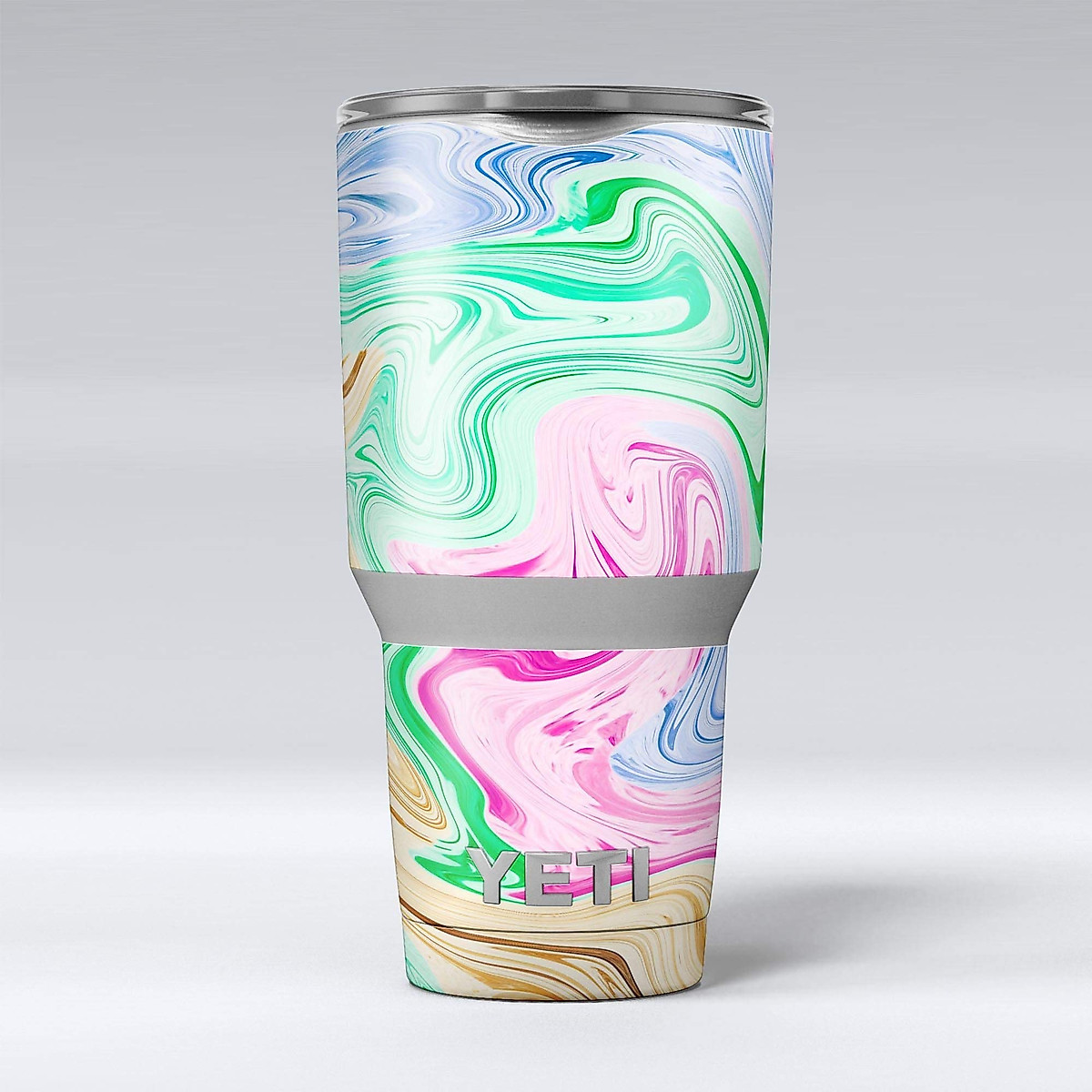 Design Skinz Mixed ColorOil - Skin Decal Vinyl Wrap Kit Compatible with The Yeti Rambler Cooler Tumbler Cups
