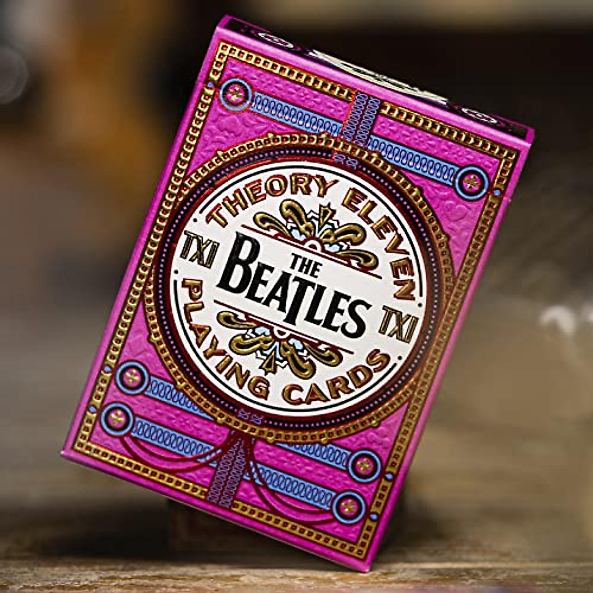 theory11 The Beatles Premium Playing Cards - Pink Deck Officially Licensed Collector's Cards
