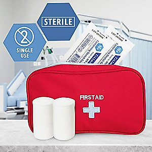 Medpride Conforming Stretch Gauze Bandages 12 Rolls 2'' x 4.1 Yards | Sterile Latex Free First Aid Pads | Wound Care Rolled Dressing Wrap | Medical Non-Adherent Mesh Bandages