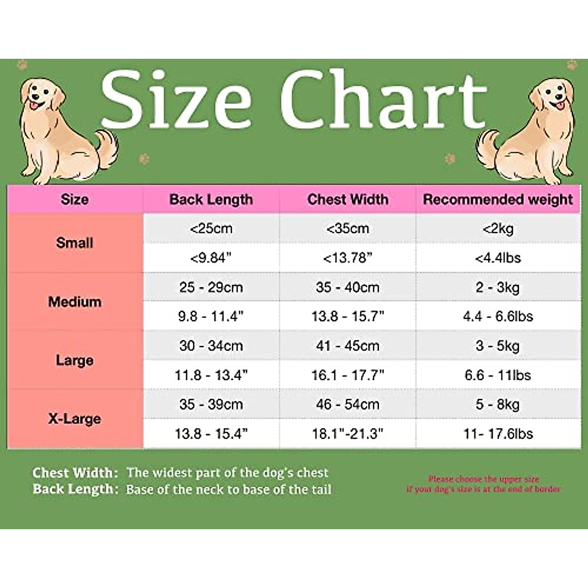 Plemonet Pet Dog Clothes Dog Jacket Fleece Lining Extra Warm Coat Cat Jacket Dog Denim Jacket Dog Coat Puff Winter (Pink, Large)