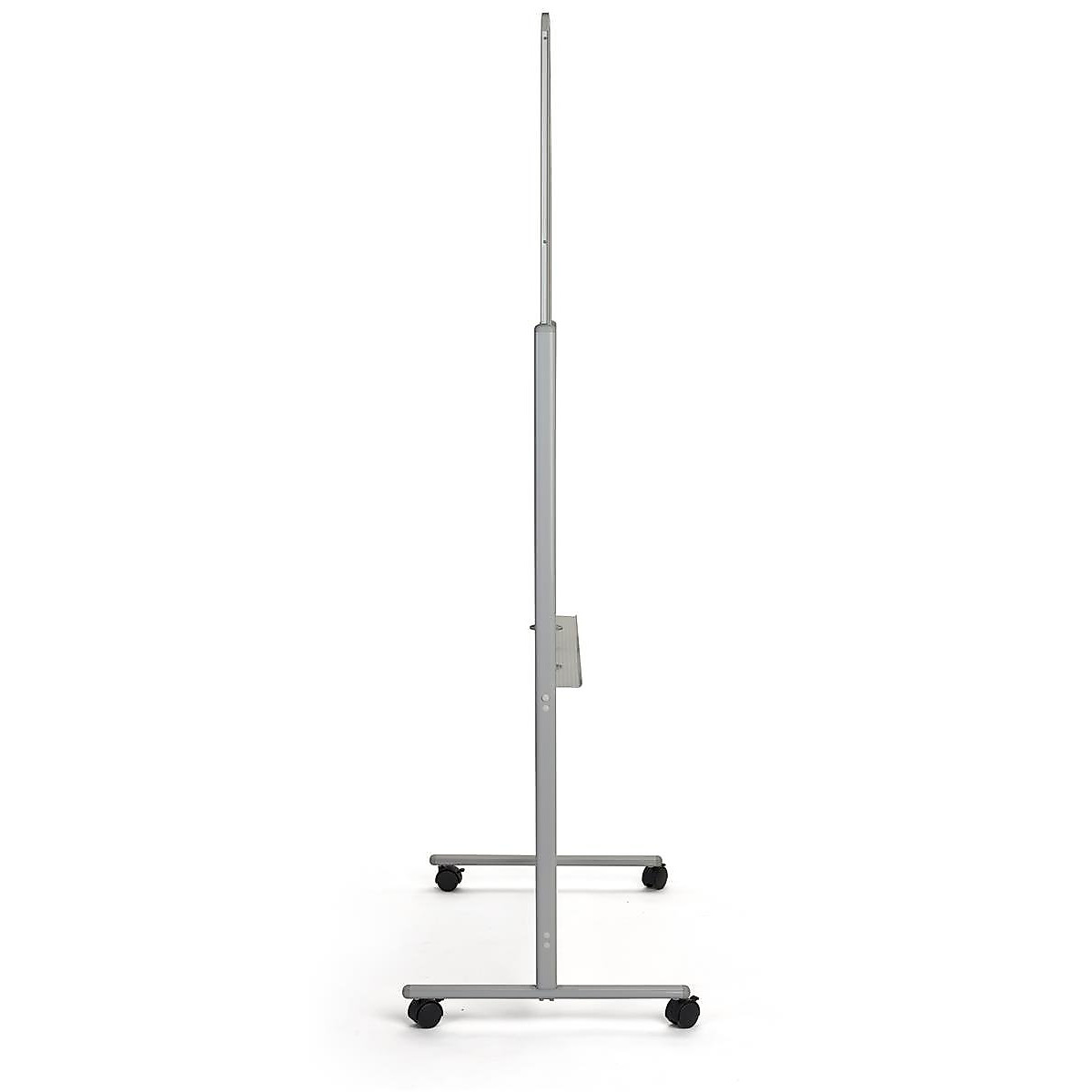 Displays2go 36 x 48 Magnetic White Board with Wheels, Double-Sided – Silver (WHBMOB3648)