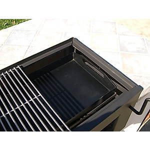EasyChef Charcoal Built-in Grill 24" - Front Loader Grill (SS Cooking Grids Included)