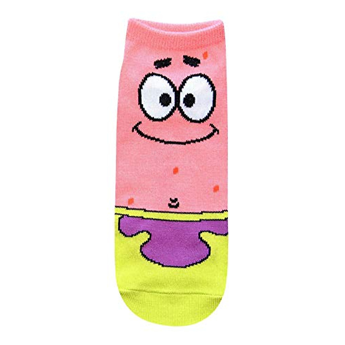 Hyp Spongebob Squarepants and Patrick Juniors/Womens 5 Pack Ankle Socks