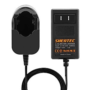 Shentec 10.8V Lithium Battery Charger Compatible with Dremel 855-02 855-01 8000-01 8001-01 8001-02 (Not for Ni-MH/Ni-Cd Battery)