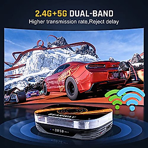 Bearway Super Console X3 Plus Classic Video Game Console with 114000+Games,60 Emulators, EmuELEC 4.5/Android 9.0/CoreELEC Systems, Compatible with DC/N64/MAME,8K, Plug & Play Game Console(256G