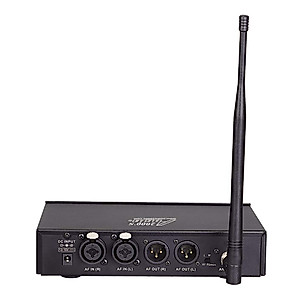 Audio2000'S AWM630AU UHF 100 Selectable Frequency Wireless in-Ear Monitor System with Four Wireless Receivers and a PVC Carrying Case