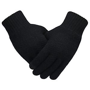 Aniywn Winter Running Gloves Touchscreen Thermal Gloves Men Women Winter Windproof & Waterproof Gloves Snow Warm Gloves