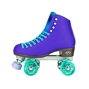 Riedell Orbit Roller Skate - Outdoor Womens Quad Roller Skate | Ultraviolet | Size 7
