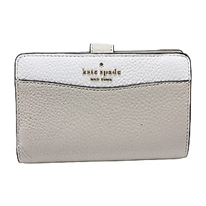 Kate Spade New York Leila Medium Compact Bifold Wallet Leather Light Sand