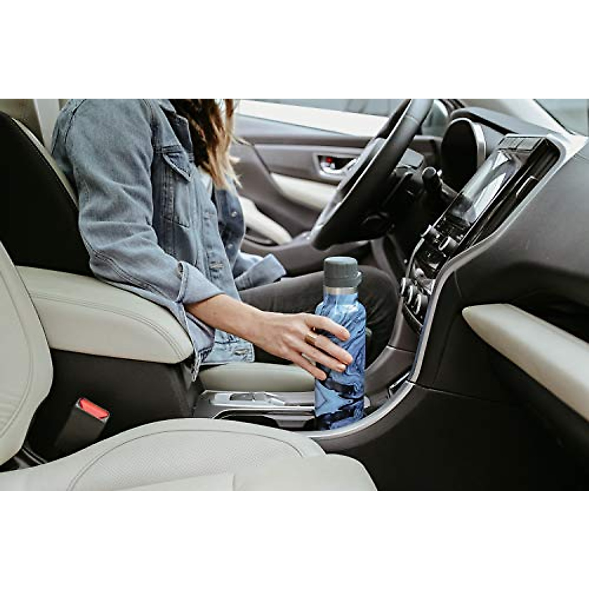 Simple Modern Water Bottle with Narrow Mouth Straw Lid Metal Thermos Vacuum Insulated Stainless Steel l Reusable Leak Proof BPA-Free Flask | Ascent Collection | 17oz, Blush