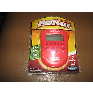 2006 Mattel, Inc. Radica Pocket Poker Draw Poker & Deuces Wild LCD Handheld #17008