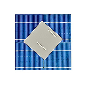 SUNYIMA 100pcs Mini Solar Cells 0.5V 0.4W Micro Thin Polycrystalline Silicon Solar Panels DIY 52 x 52mm/2x2inch
